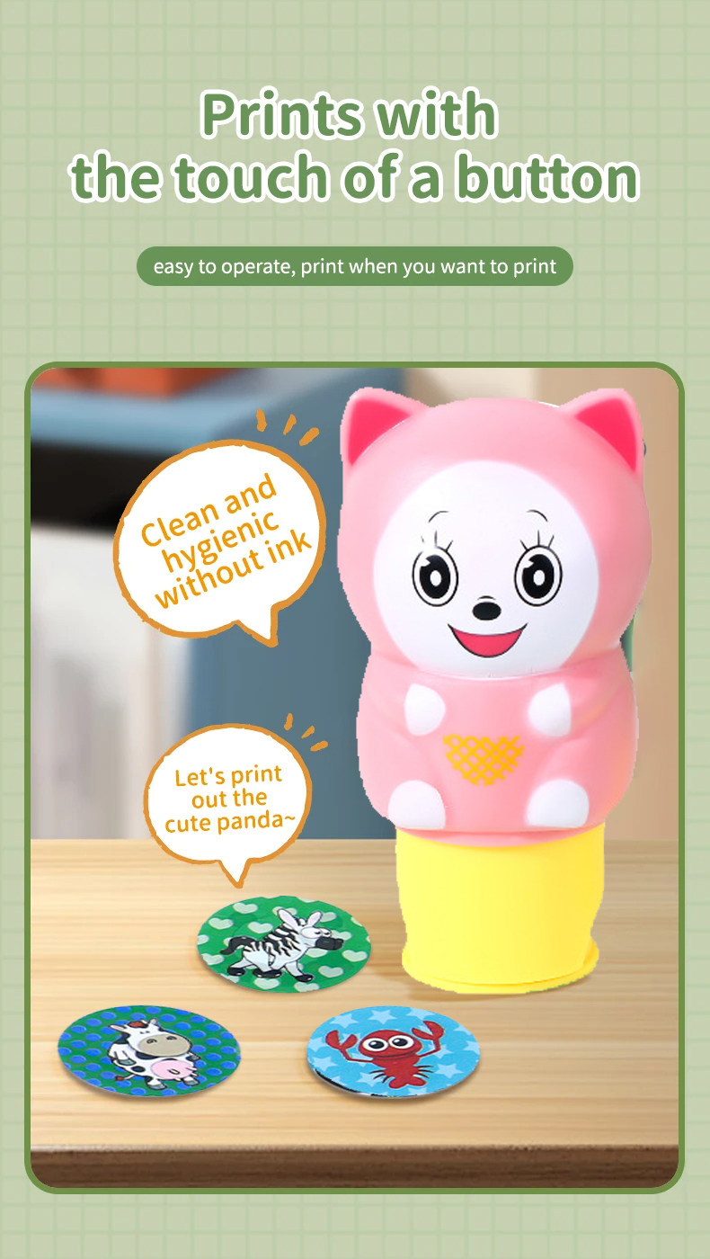 EZYLITTLES Magic Stamp Sticker Kid Seal Toys Picture Book Education ...