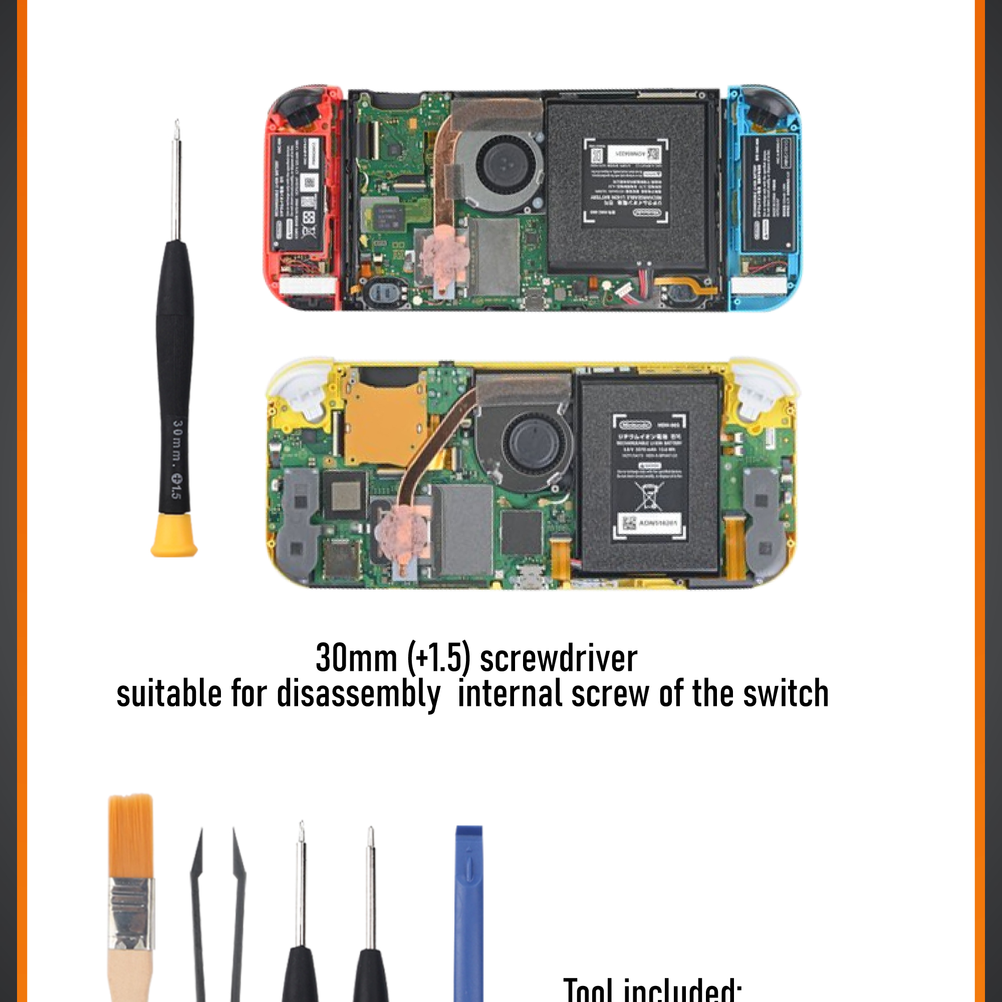 Nintendo Switch Repair Screwdriver Tools Set YX 1.5mm Y-screwdriver & 2 ...
