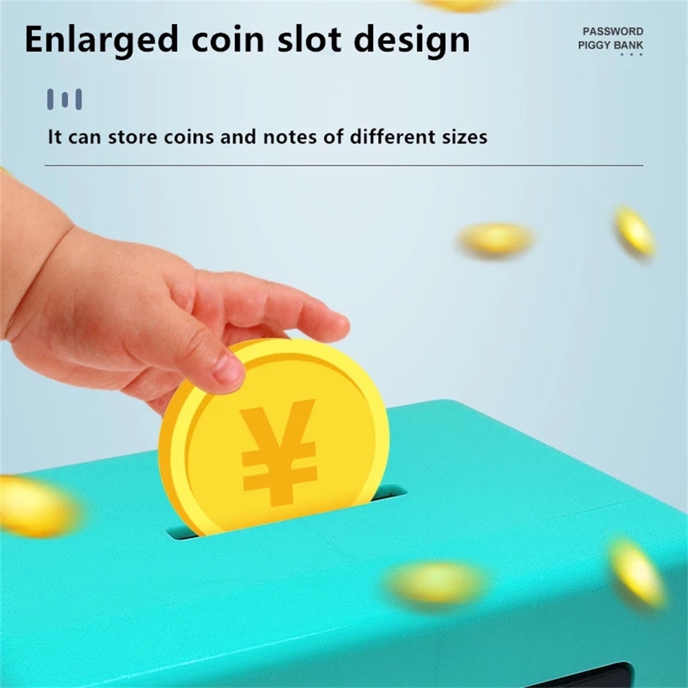 Tabung Kids Money Saving Box Piggy Bank Password Digital Money ...