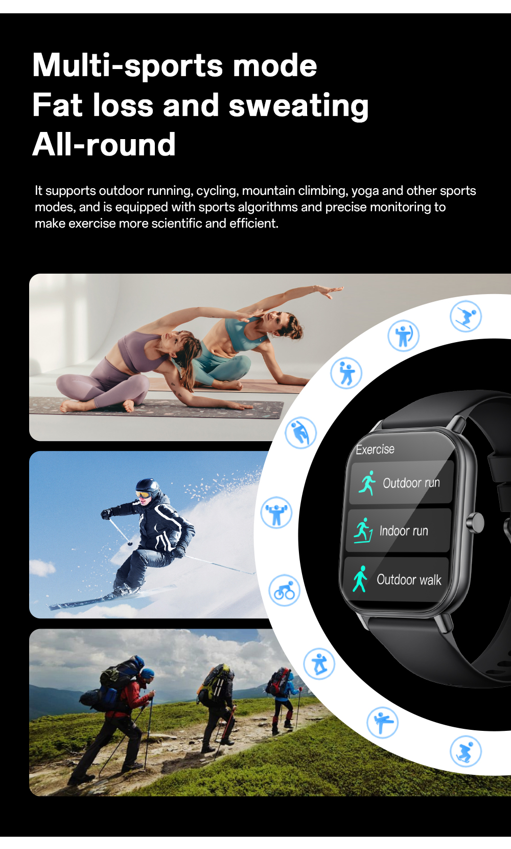 Aolon GTS Ultra Smart Watch 41mm Heart Rate|Blood Oxygen|Sleep monitor ...