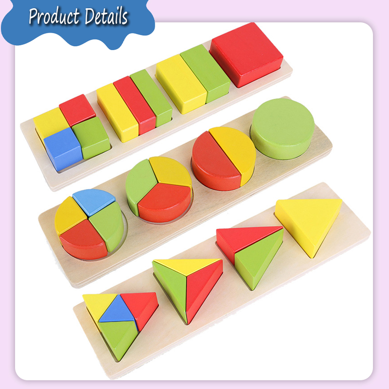 [Choo Choo Toy] Wooden Toys Shape Matching Game Shape Learning ...