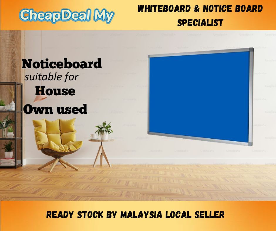 Papan Kenyataan Notis kain Fabrik/Notice board Fabric(ALL SIZE)2x3 3x4 ...