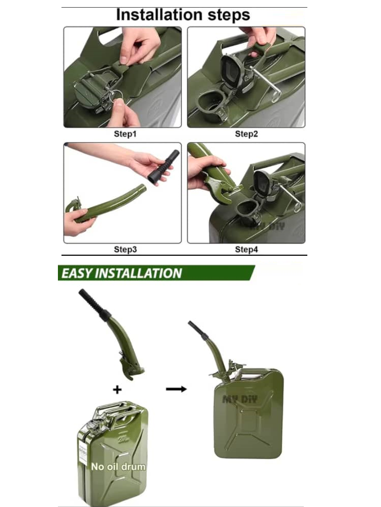 Portable Gasoline Barrel/Petrol Tank Gasoline/Tong Minyak Petrol(5L/10L ...