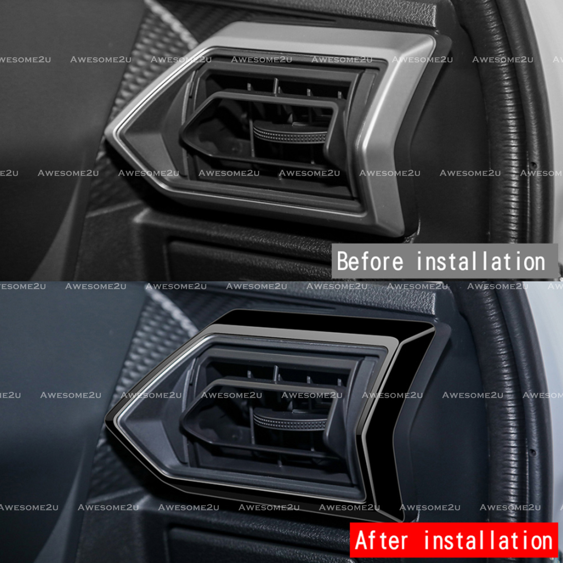 Awesome2u Perodua Ativa Car Side Air Outlet Frame Cover Trim Garnish ...