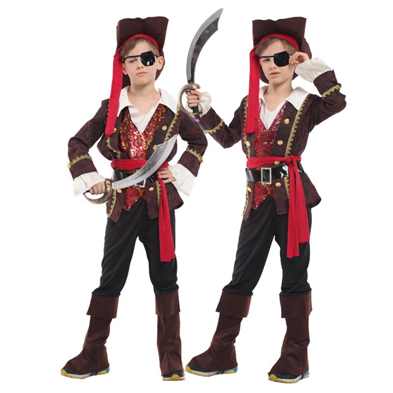 MYLITTLELASS Children Cosplay Valiant Pirate Little Boy´s Party Pretend ...