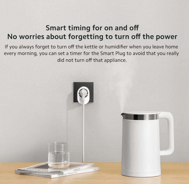 (Global) Xiaomi Mi Smart Plug WiFi | Zigbee Alexa Google Home App Voice ...