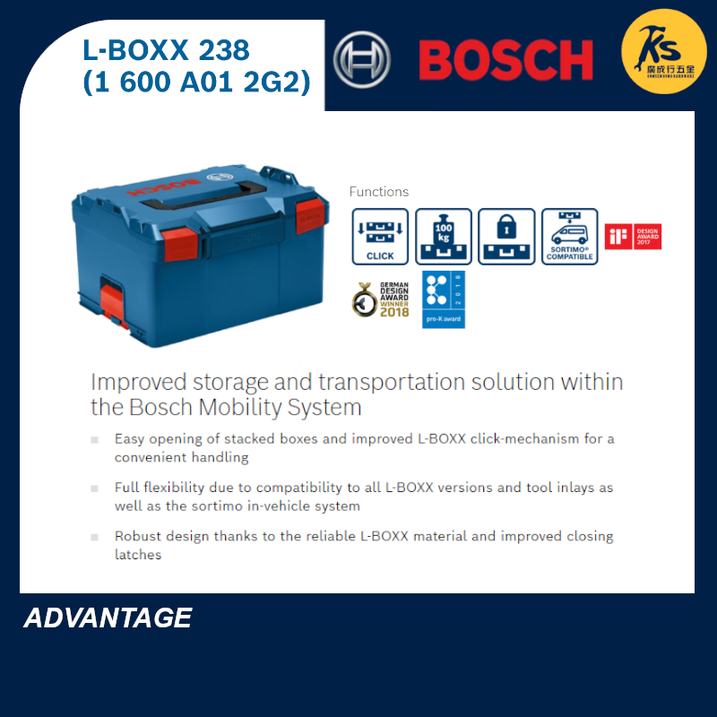 BOSCH L-BOXX Tool Storage L-BOXX Mini | 102 | 136 | 238 | 374 ( 1 600 ...