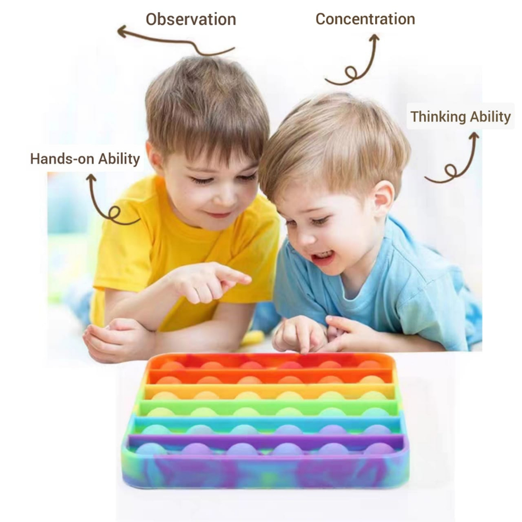 Pop It Fidget Sensory Toy | Squeeze Sensory Toy | Stress Relieve ...