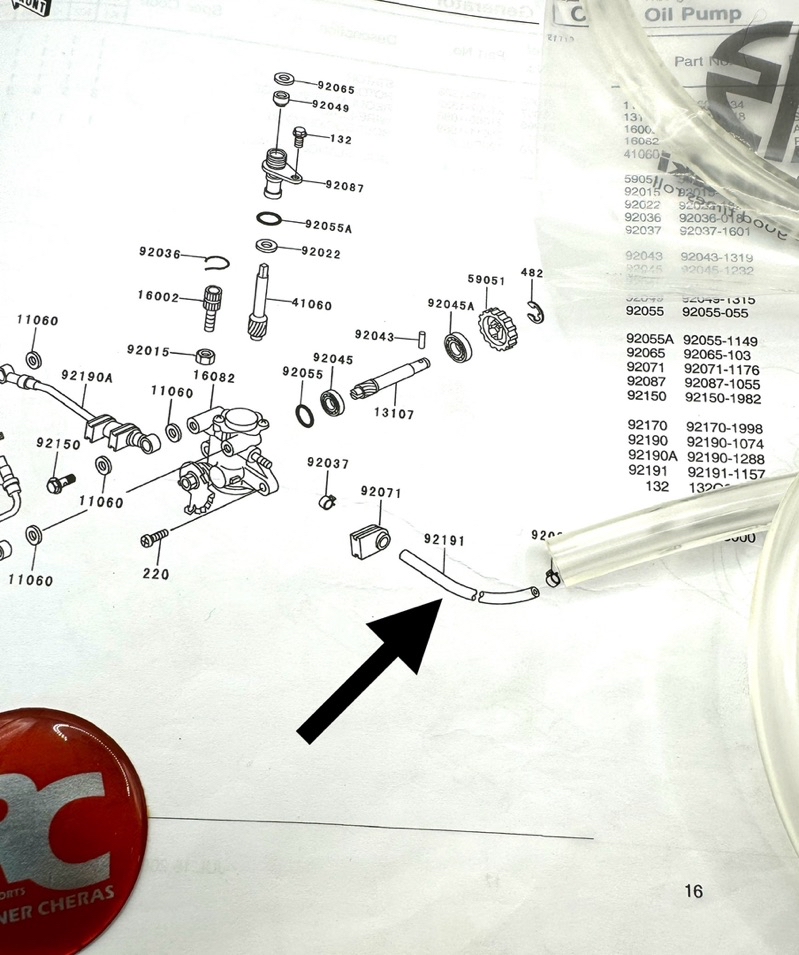 HOS 2T CLEAR RR150 ZX150 ORIGINAL KAWASAKI JAPAN | Shopee Malaysia