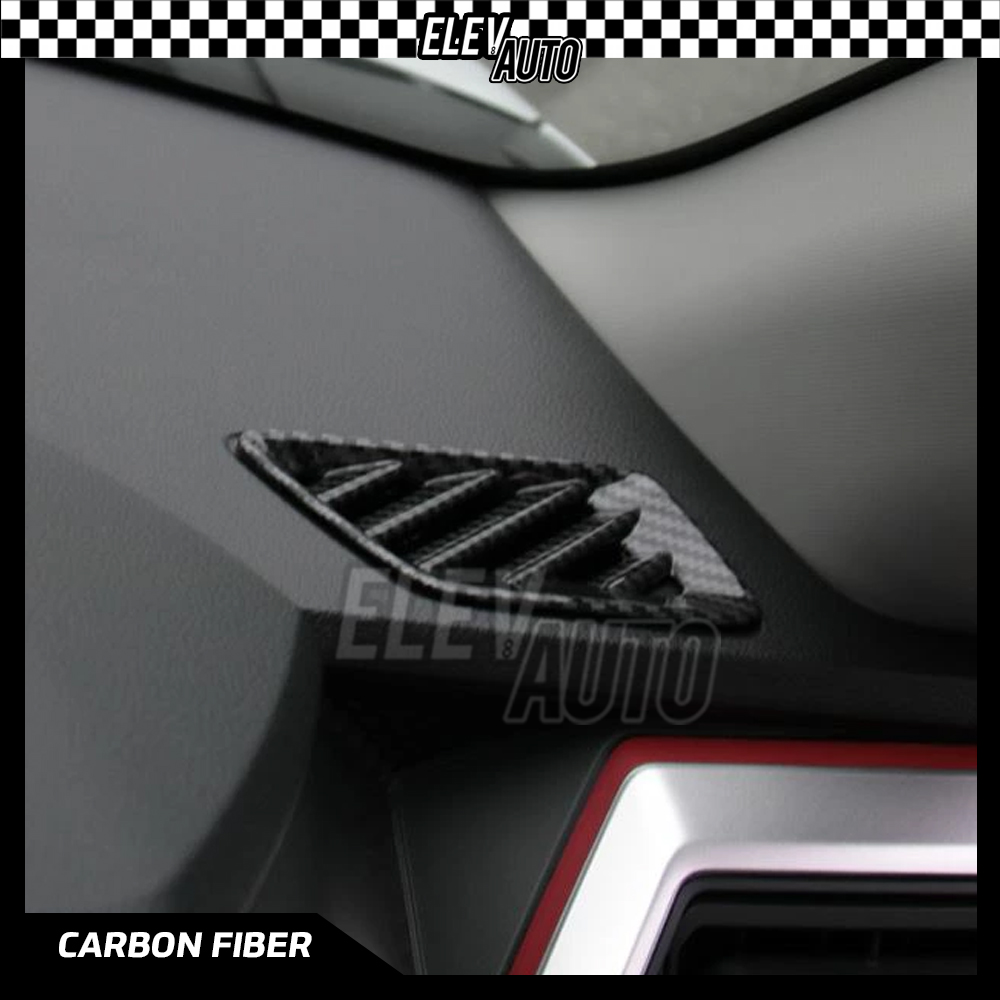 Perodua Ativa Dashboard Aircond Vent Trim Carbon Fiber Black Interior ...
