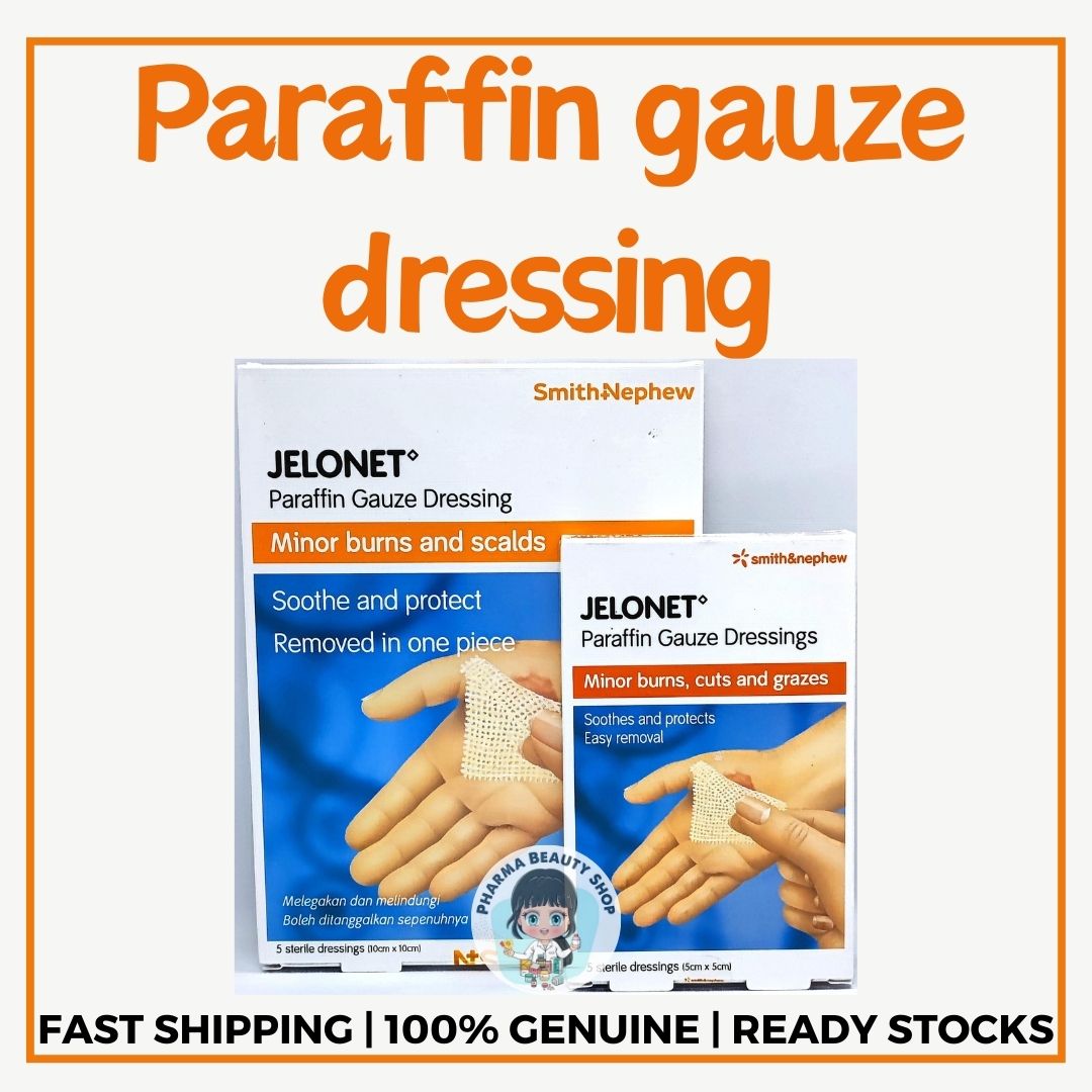 Smith & Nephew Jelonet (Paraffin Gauze Dressing) 5s 10cm x 10cm ...