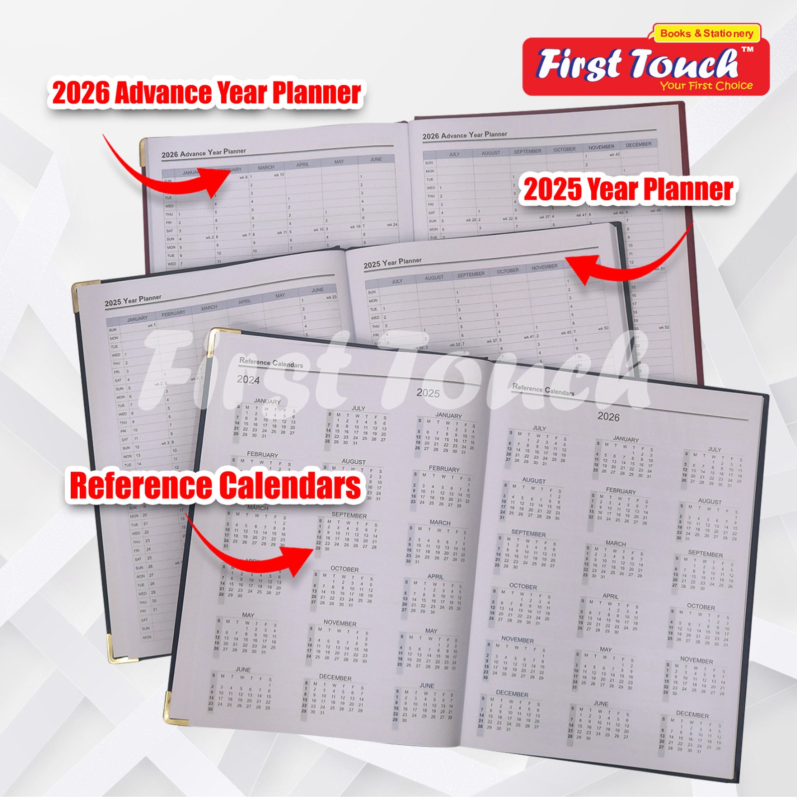 DIARY 2025 Management Diary UNI Thick Size A4 Diary Planner with Hard ...