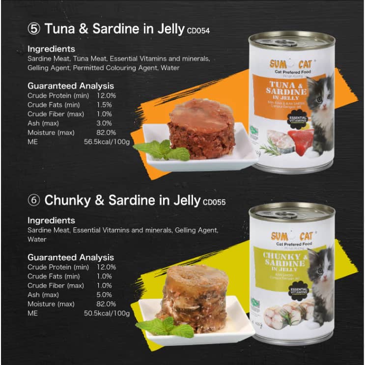 Sumo Cat Premium( 1 Carton 24 Can) 400g Canned Food Wet Food For Cats ...