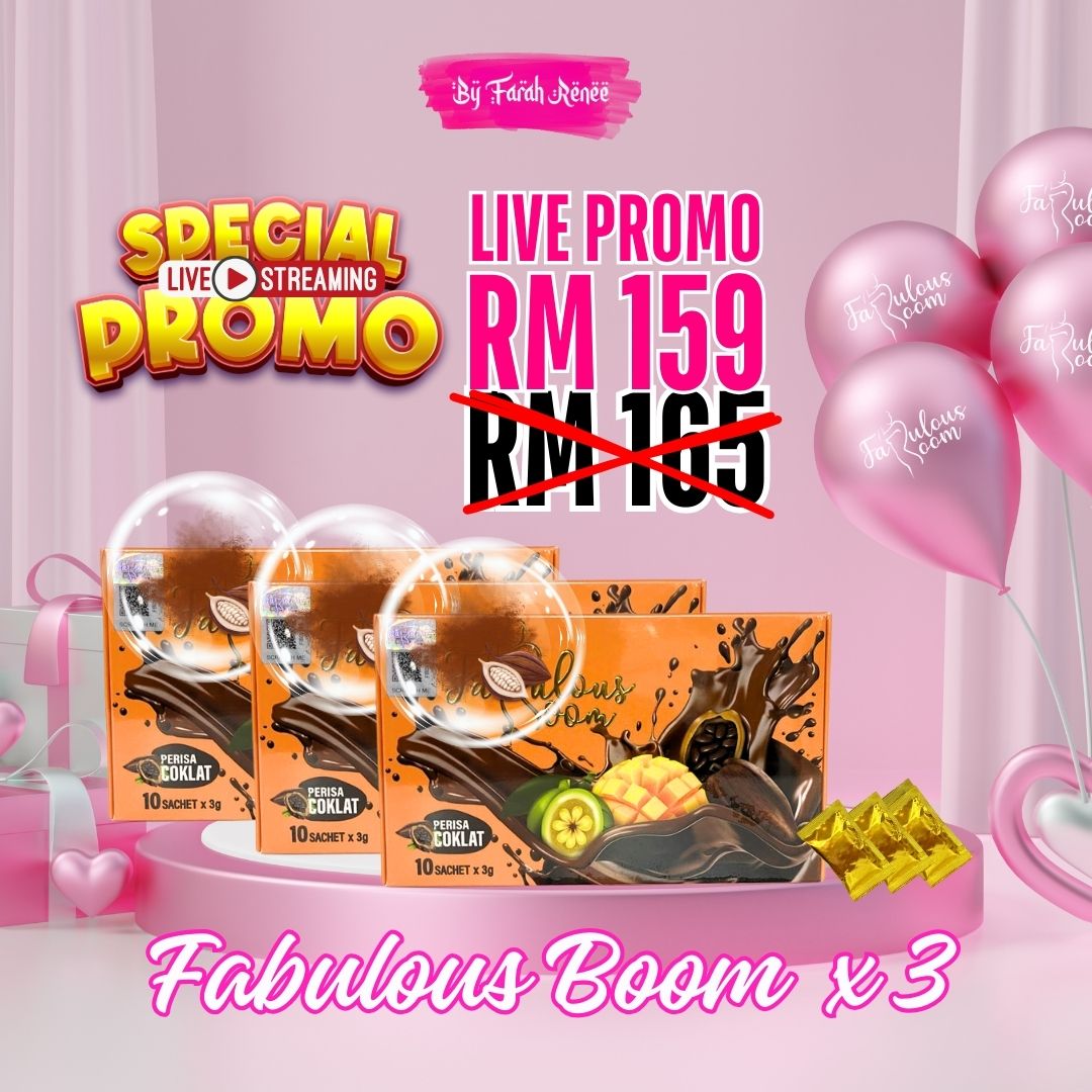 COMBO FabulousBoom Fabulous Toxxx Original HQ Nak Kurus Bakar Lemak ...