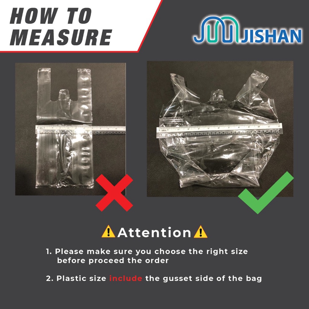 [200/400g] CHEAPEST! PP Clear Singlet Bag/T-Shirt Transparent Plastic ...