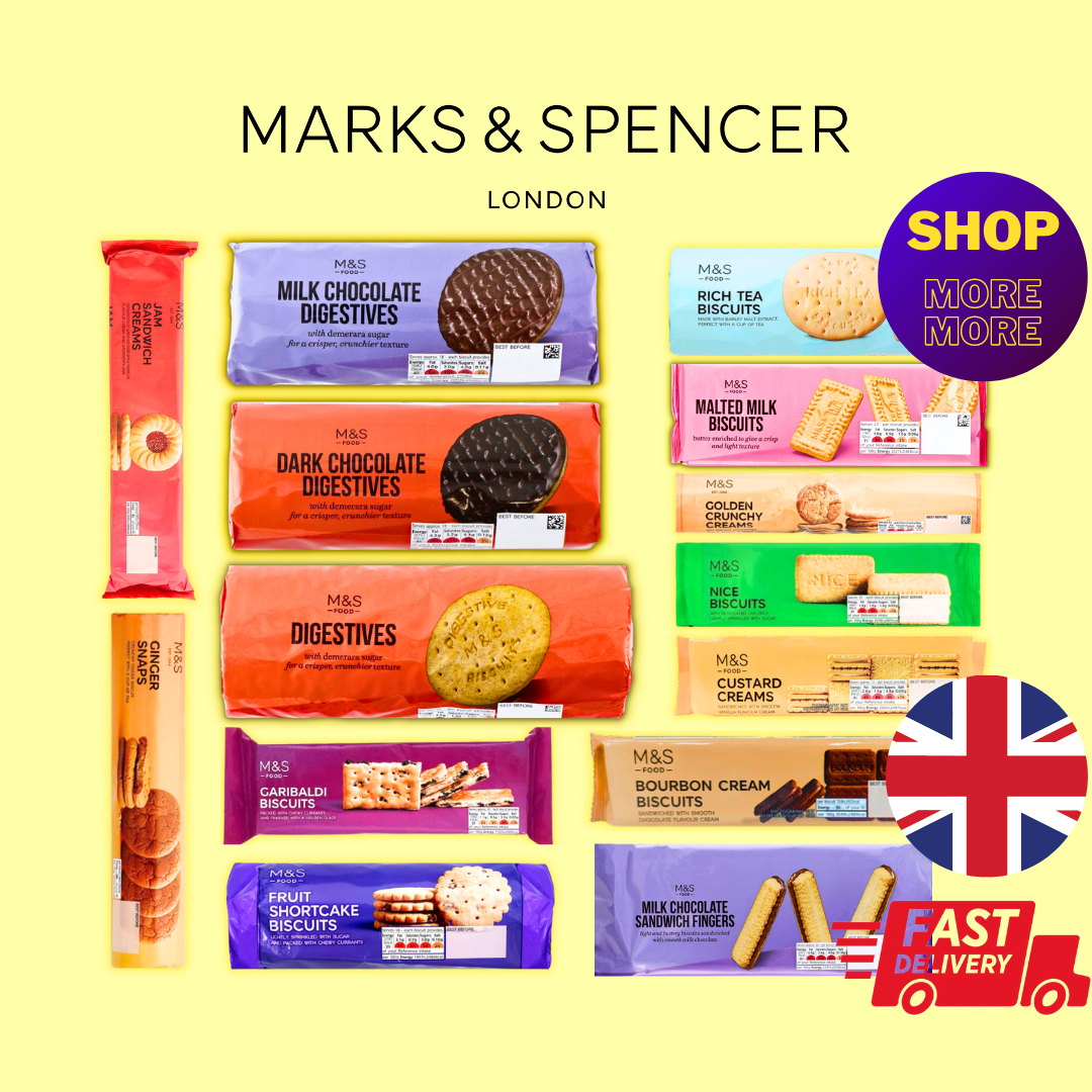 [RAYA PROMO😍] M&S 🇬🇧 Mark and Spencer BISCUITS COOKIES Milk Digestives ...