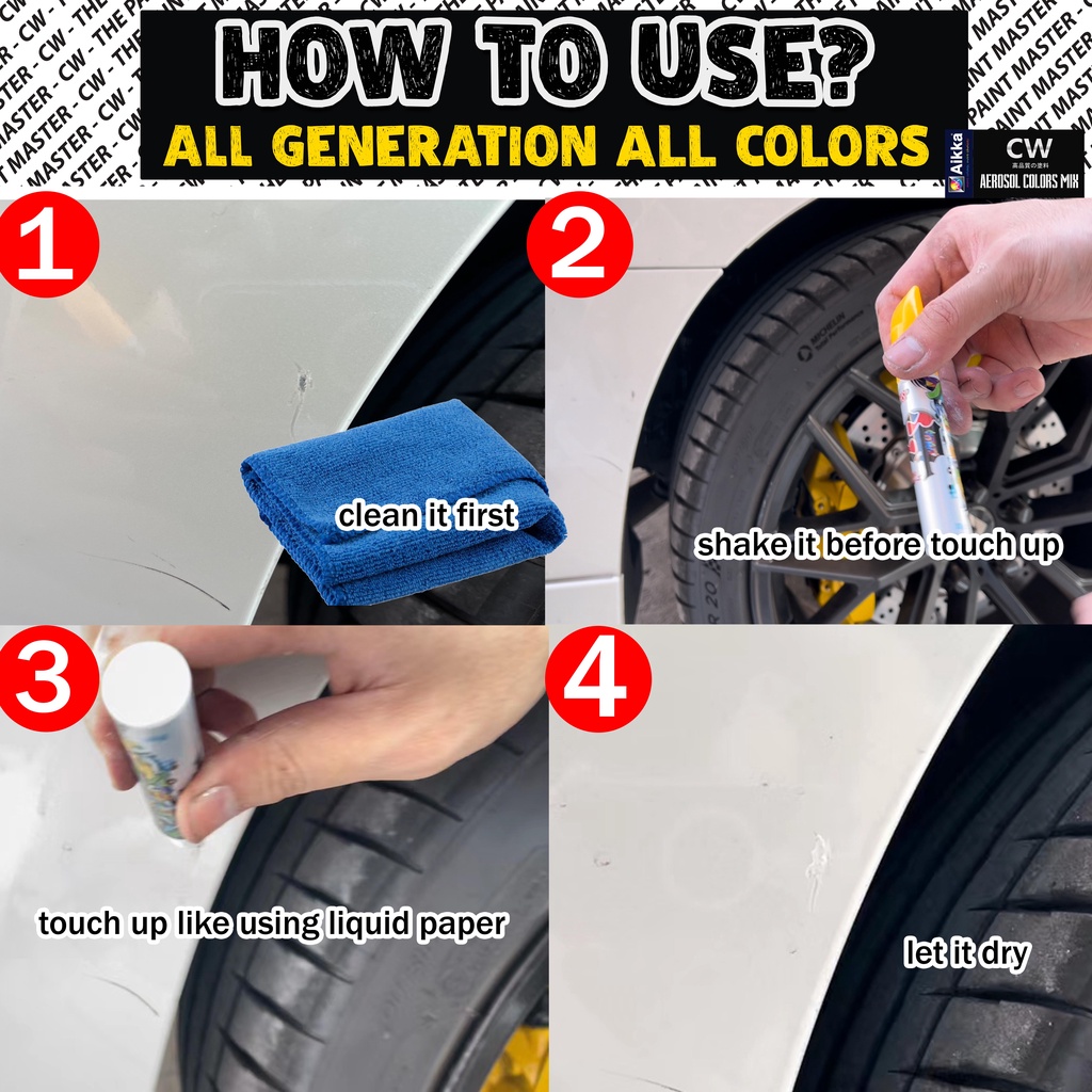 FORD RANGER Original Touch Up Paint 2 in 1 Touch Up Pen + Brush Bottle ...