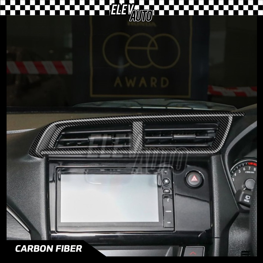 Honda BR-V BRV Center Aircond Vent Trim Carbon Black Interior ...