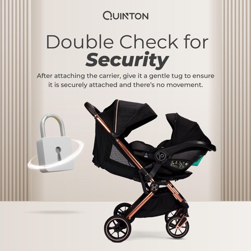 (UPGRADED VERSION)Quinton Roxy Auto Fold Compact / Cabin Size Stroller ...