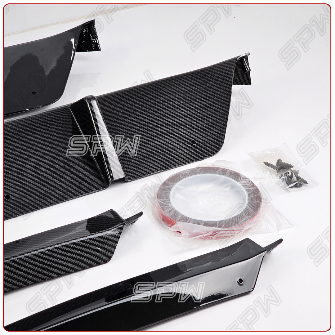 Perodua Axia (2023-2025) V2 Rear Bumper Diffuser Lip Rear Skirt ...