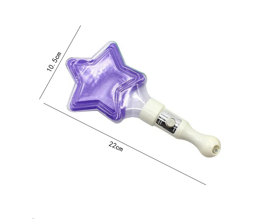LED Glow Stick Toys for Kids Heart Star Shape Luminous Concert Cheering ...