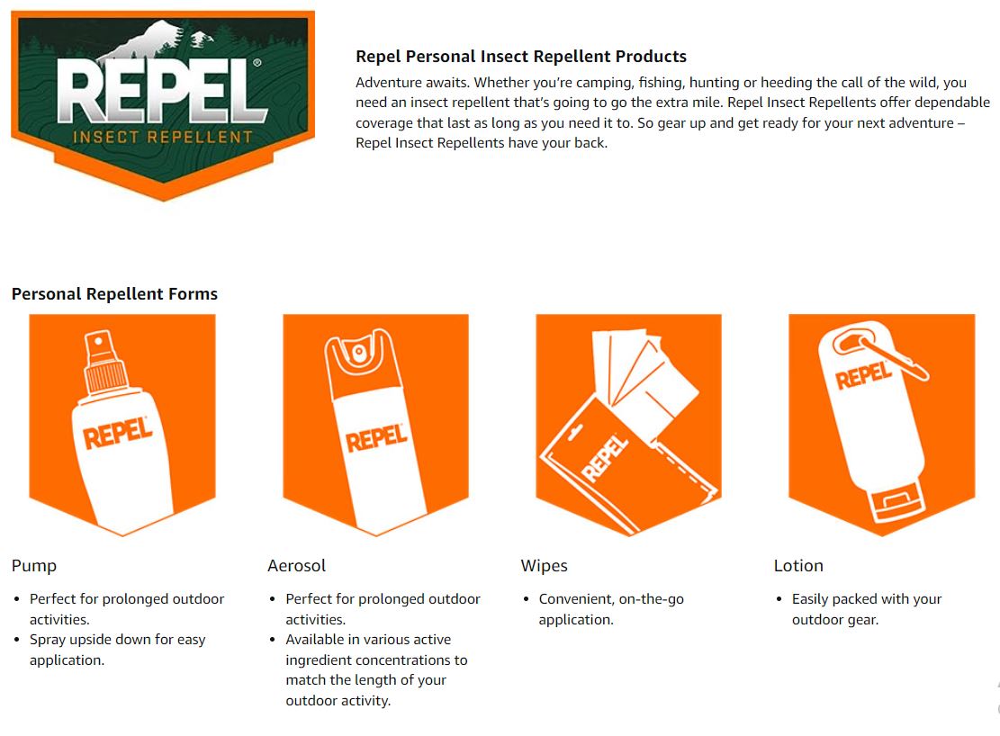 Repel Insect Repellent | Plant-Based Lemon Eucalyptus Insect Mosquito ...