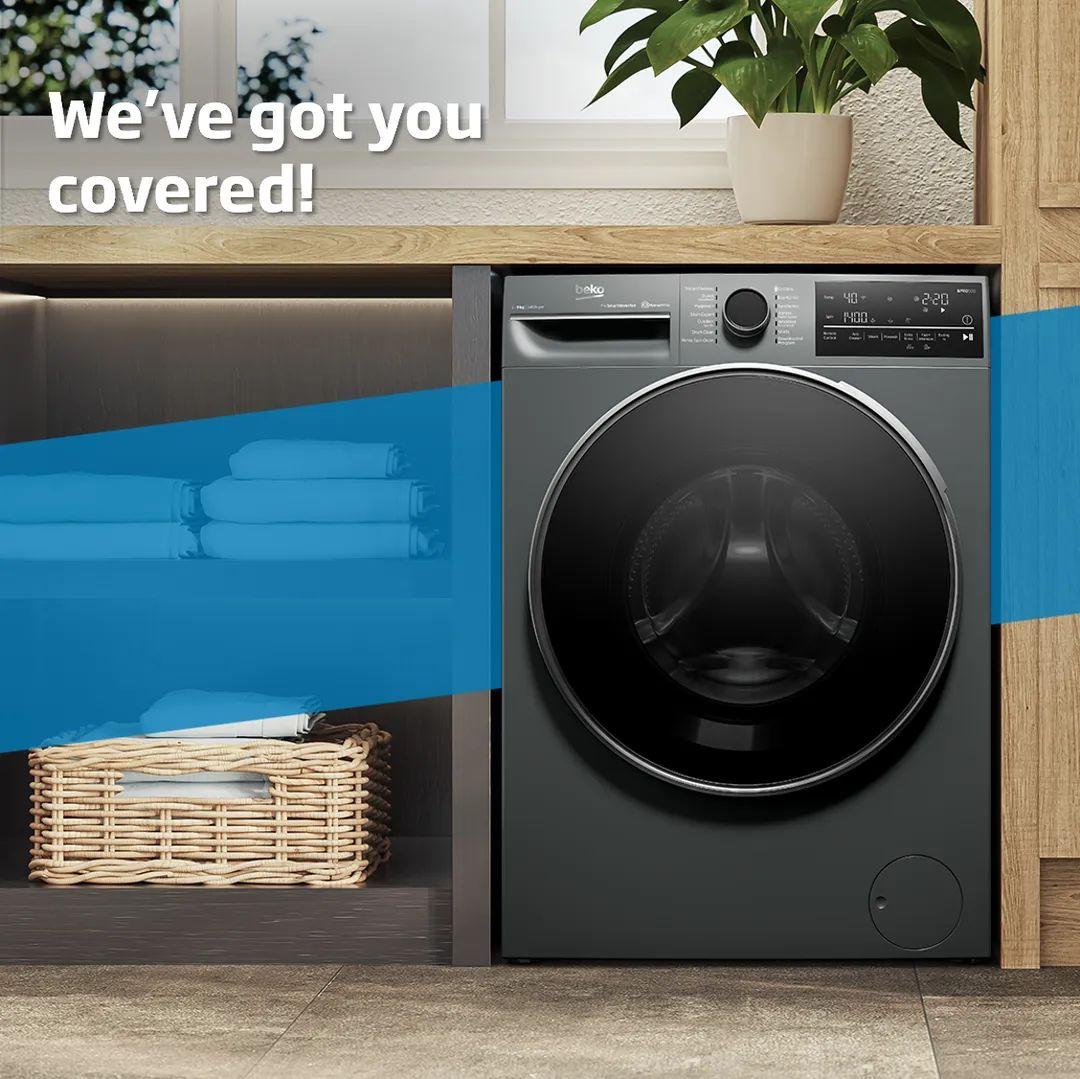 [Combo] Beko Inverter Front Load Washer 8KG WCV8612XS0ST + Beko ...