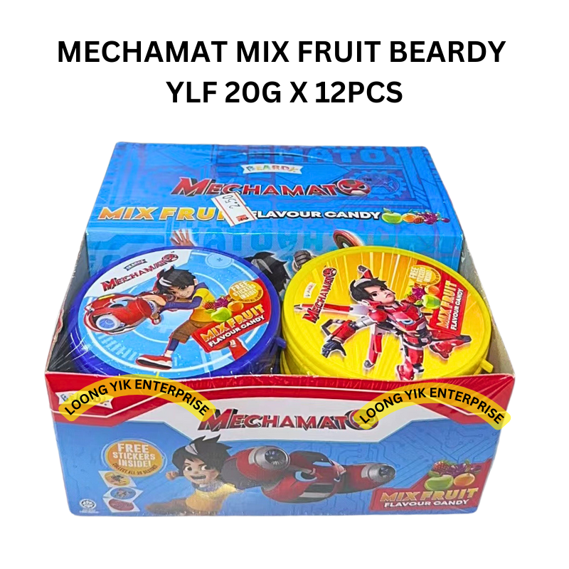 MECHAMAT MIX FRUIT BEARDY YLF 20G X 12PCS HALAL | Shopee Malaysia