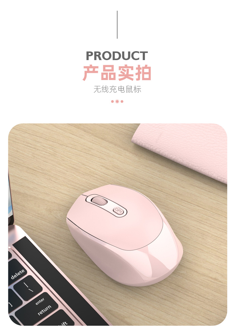 Tetikus Wayarles Komputer Riba PC Mini Tetikus Bisu Mini Receiver Mute ...