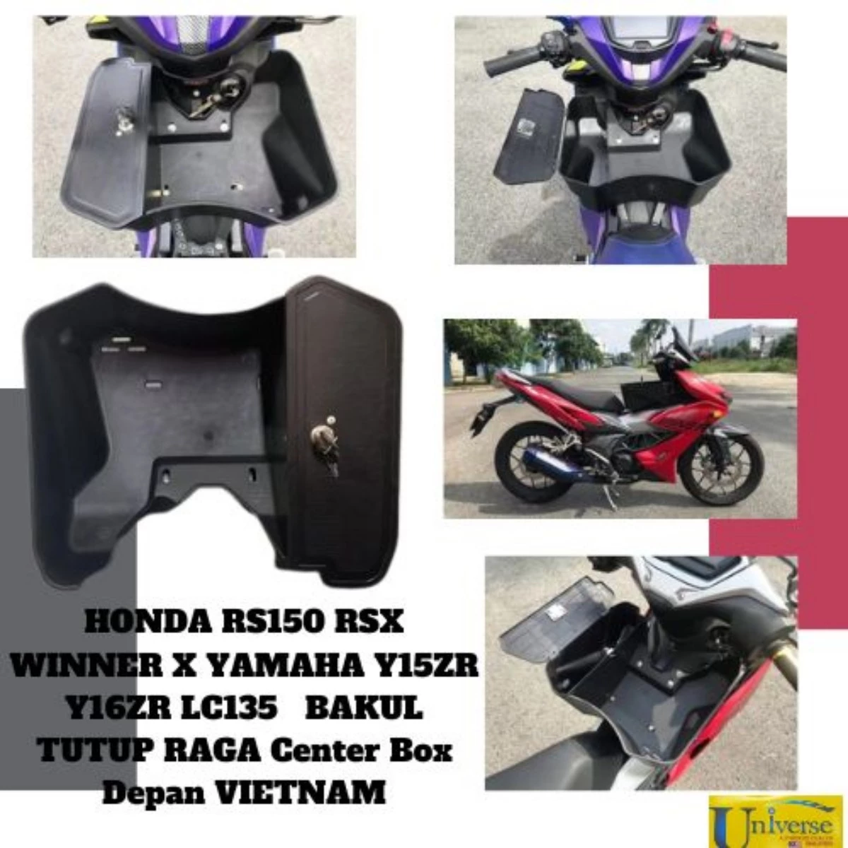HONDA RS150 RSX WINNER X YAMAHA Y15ZR Y16ZR LC135 BAKUL TUTUP RAGA ...
