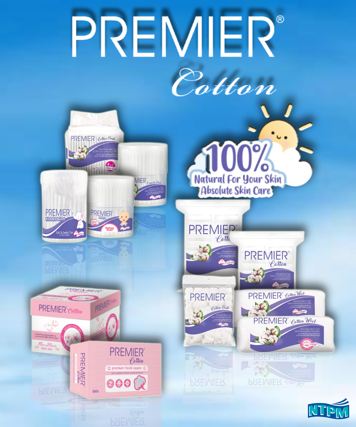 Premier Cotton Balls (100's) x 6 Packets | Shopee Malaysia