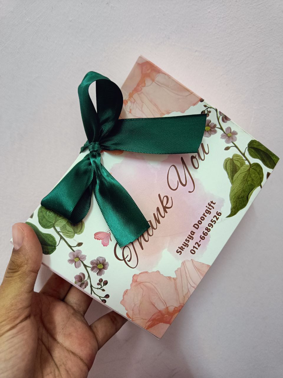 Kotak doorgift murah sekali ribbon goodies bag ribbonn gift box thank ...