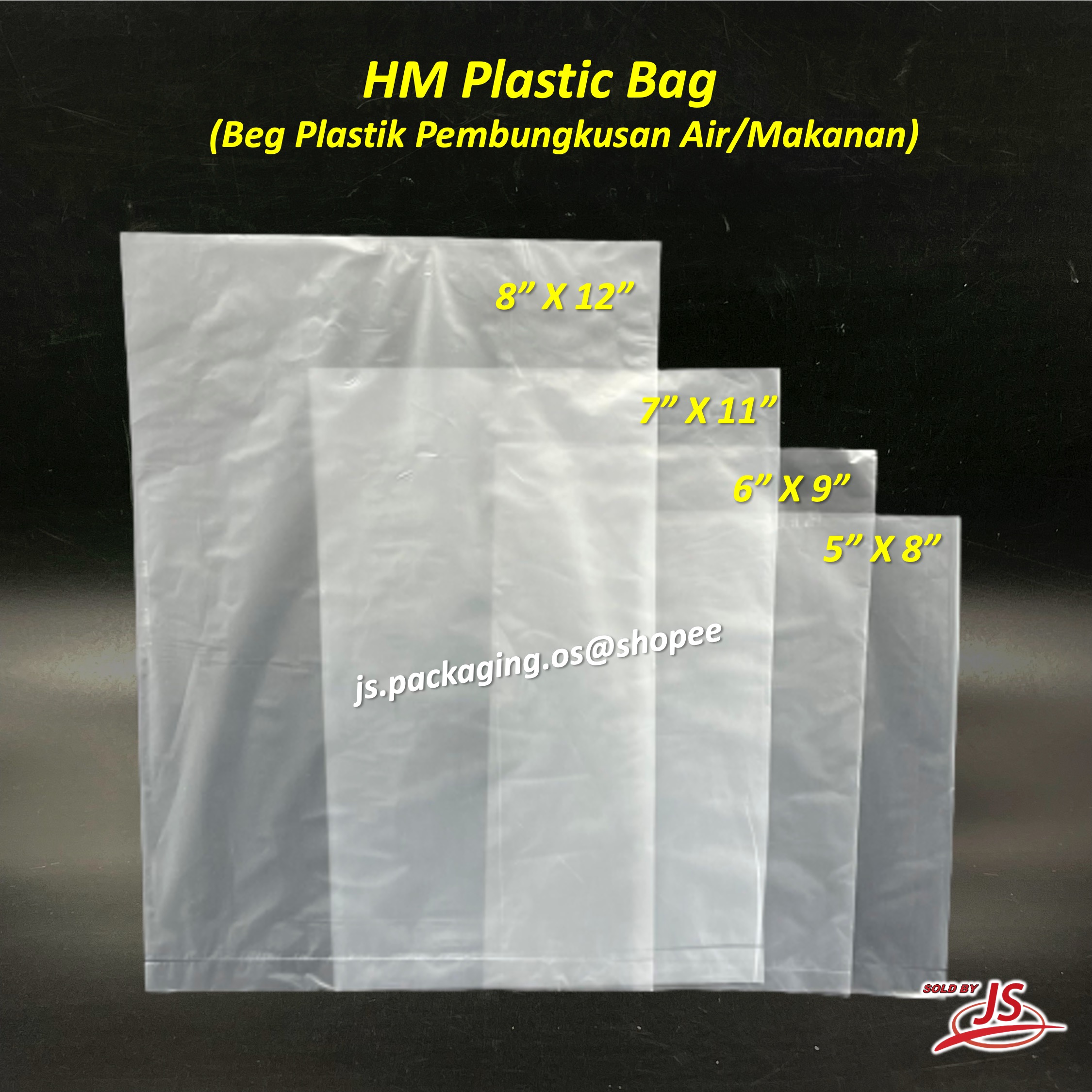 GEAR HM Plastic Bag / HB Plastik Bungkus Tapao / Pemungkus Air Dan ...