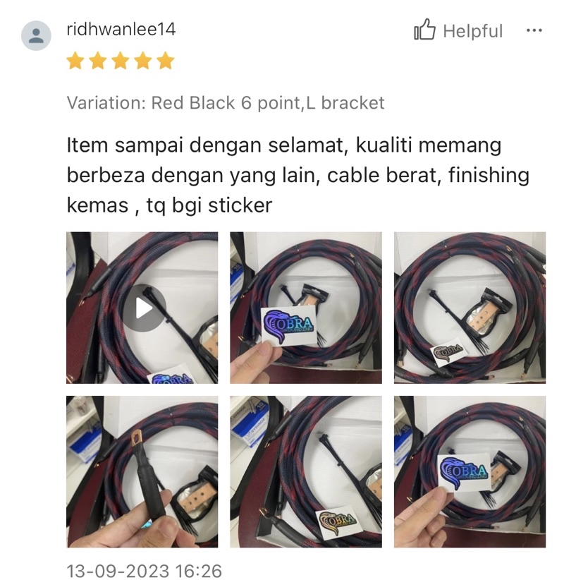 Cobra Grounding Cable 300amp Pure Copper | Shopee Malaysia