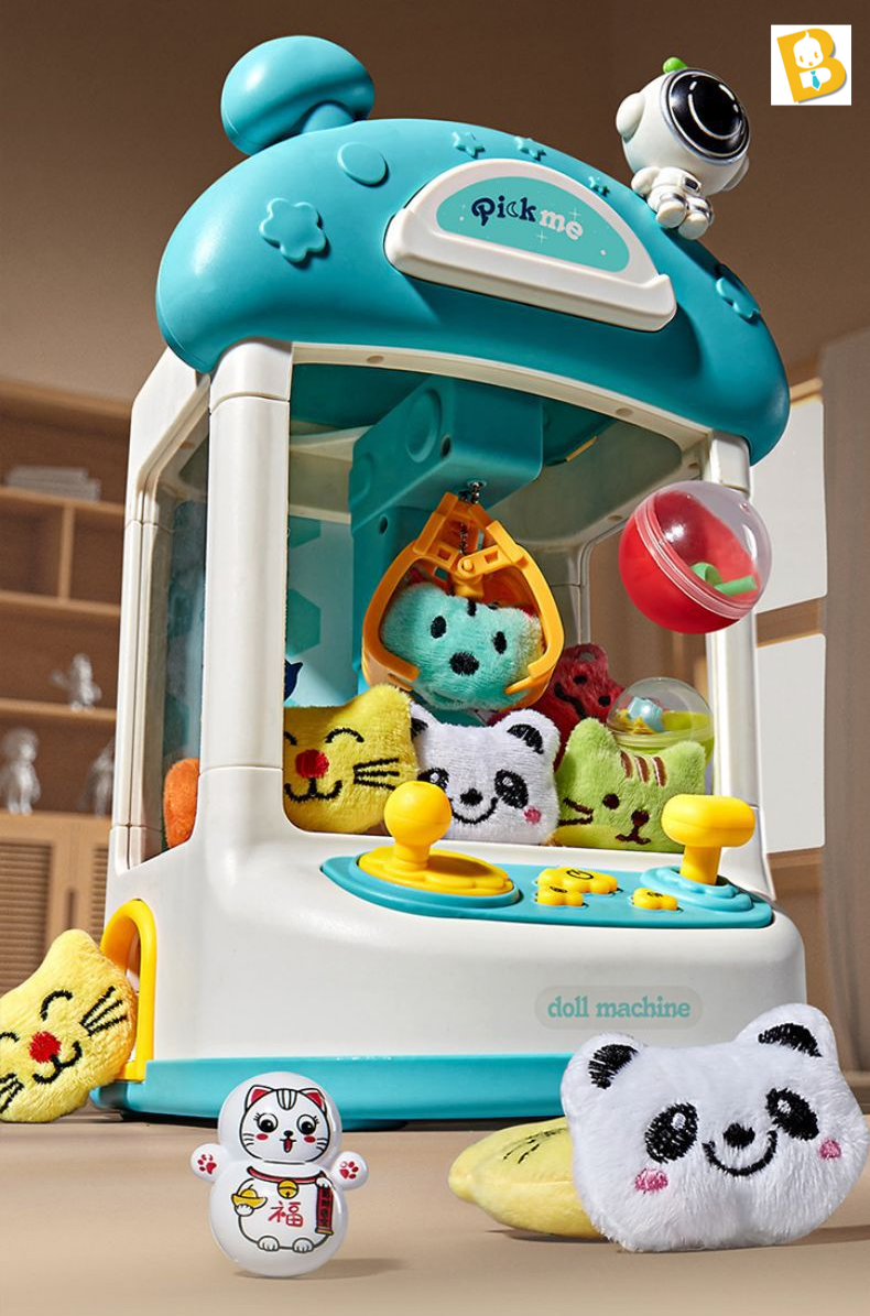 BabyBoss Doll Catcher Claw Machine Arcade Game and Candy Small Prize ...