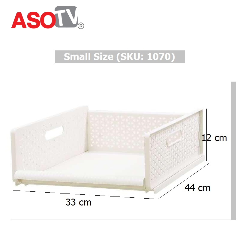 ASOTV® 1 Pc Stackable Drawer Storage Rack Wardrobe Organizer 1070/1071 ...