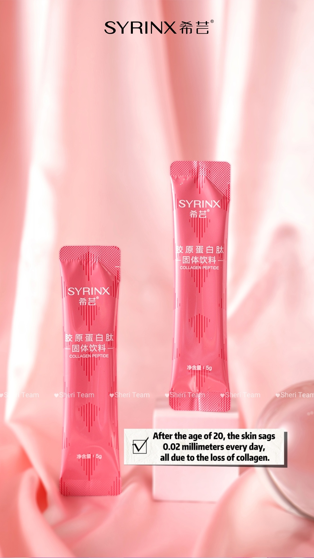 Syrinx Collagen Peptide (30 sachets) 5000mg Verisol B Revitalize ...