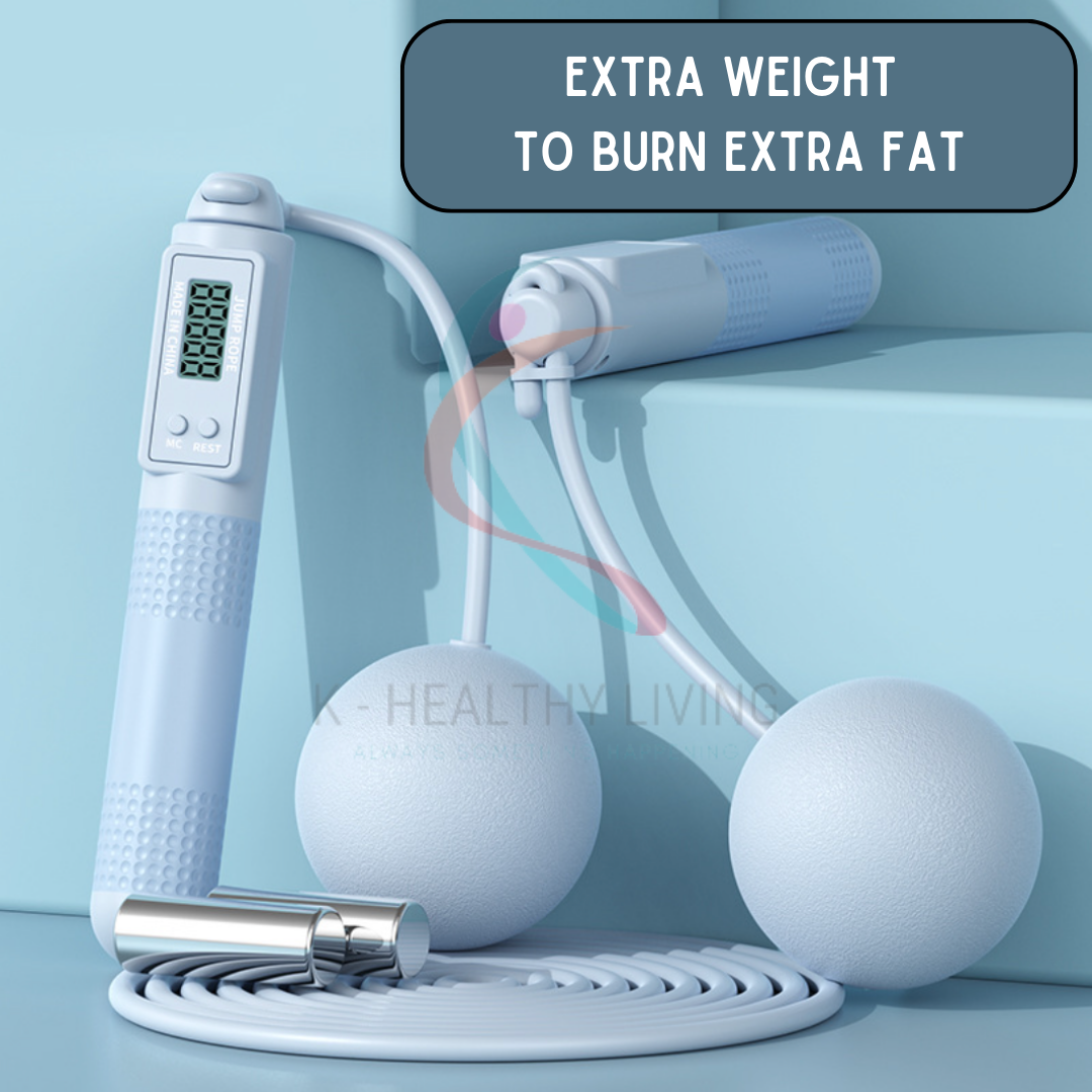 【READY STOCK】Jump Rope Counting Calorie Fitness Sport Weight-bearing ...