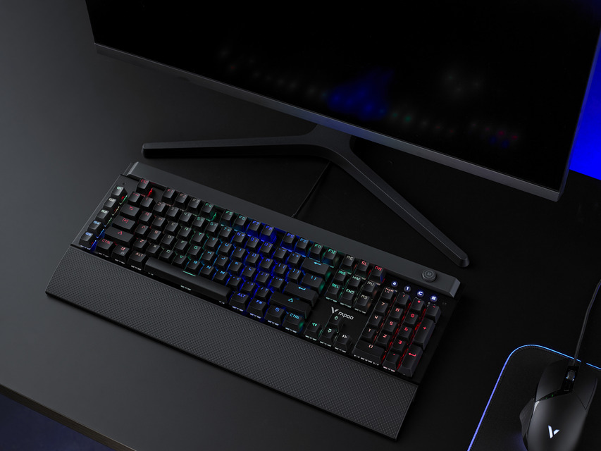 Rapoo V820 Wired Backlit Mechanical RGB Gaming Keyboard - 2 Years Warranty | Shopee Malaysia