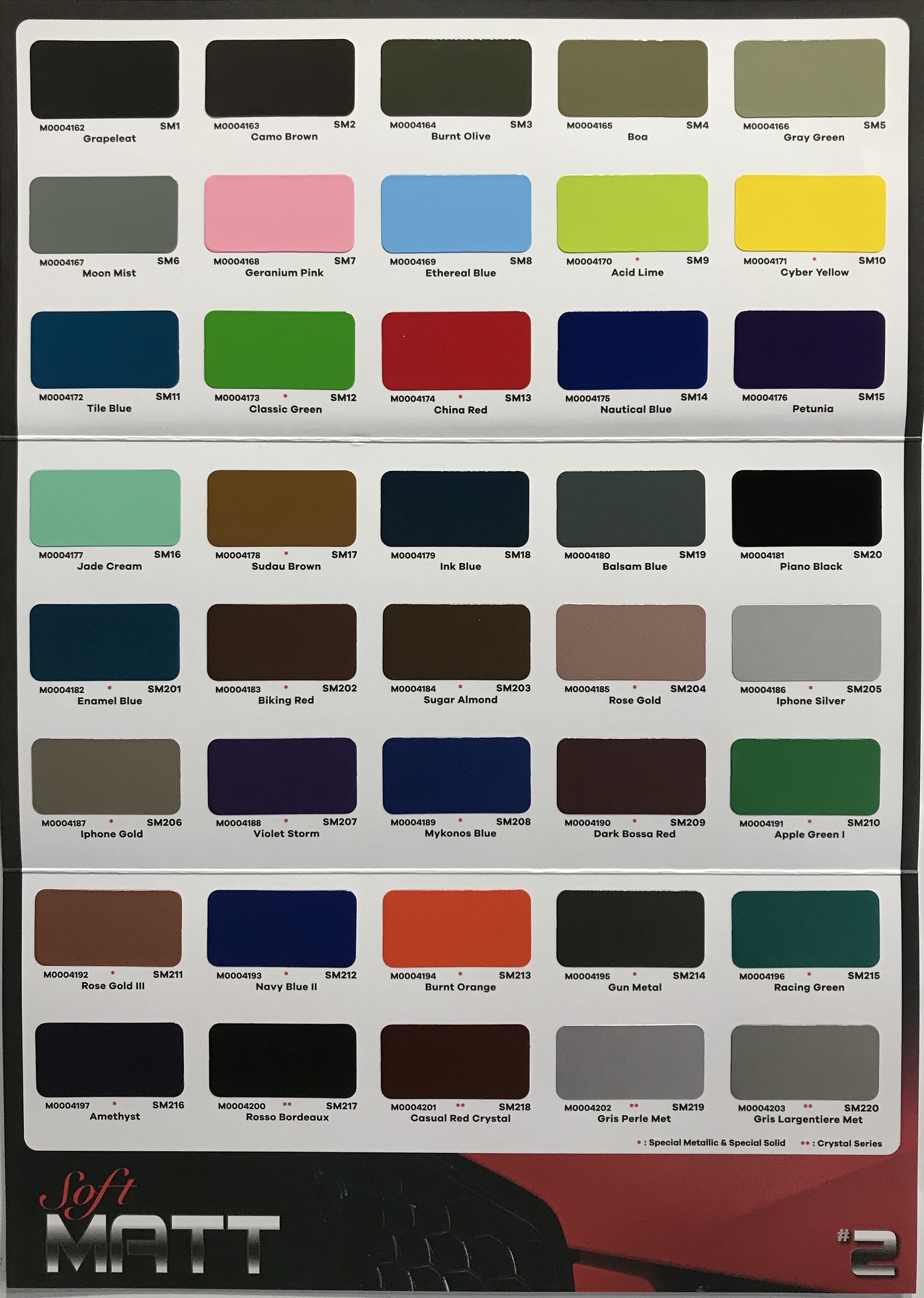 2K Paint 【 AIKKA Soft Matt 】 MATTE COLOUR Car Motor Paint SM1 - SM10 ...