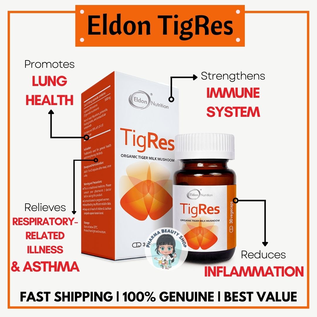[FREE GIFT] Eldon Nutrition TigRes Capsule (Tiger Milk Mushroom ...