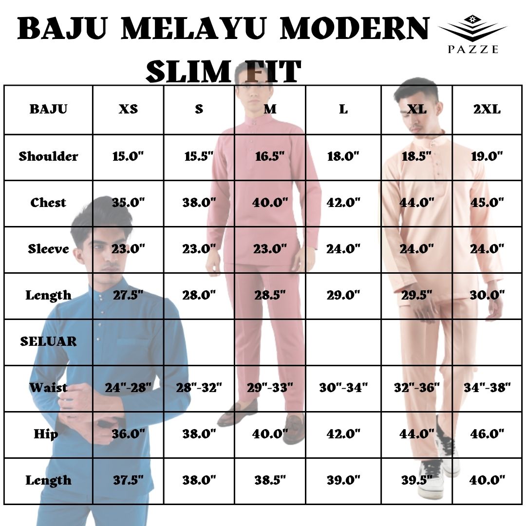 Pazze Baju Melayu Modern Slim Fit - Soft Yellow Elegant Gold Lilac ...