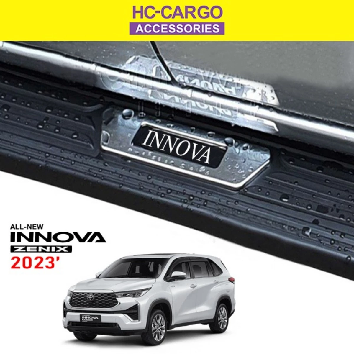HC Cargo Toyota Innova Zenix 2023 OriBoard Running Board Side Door Hard ...