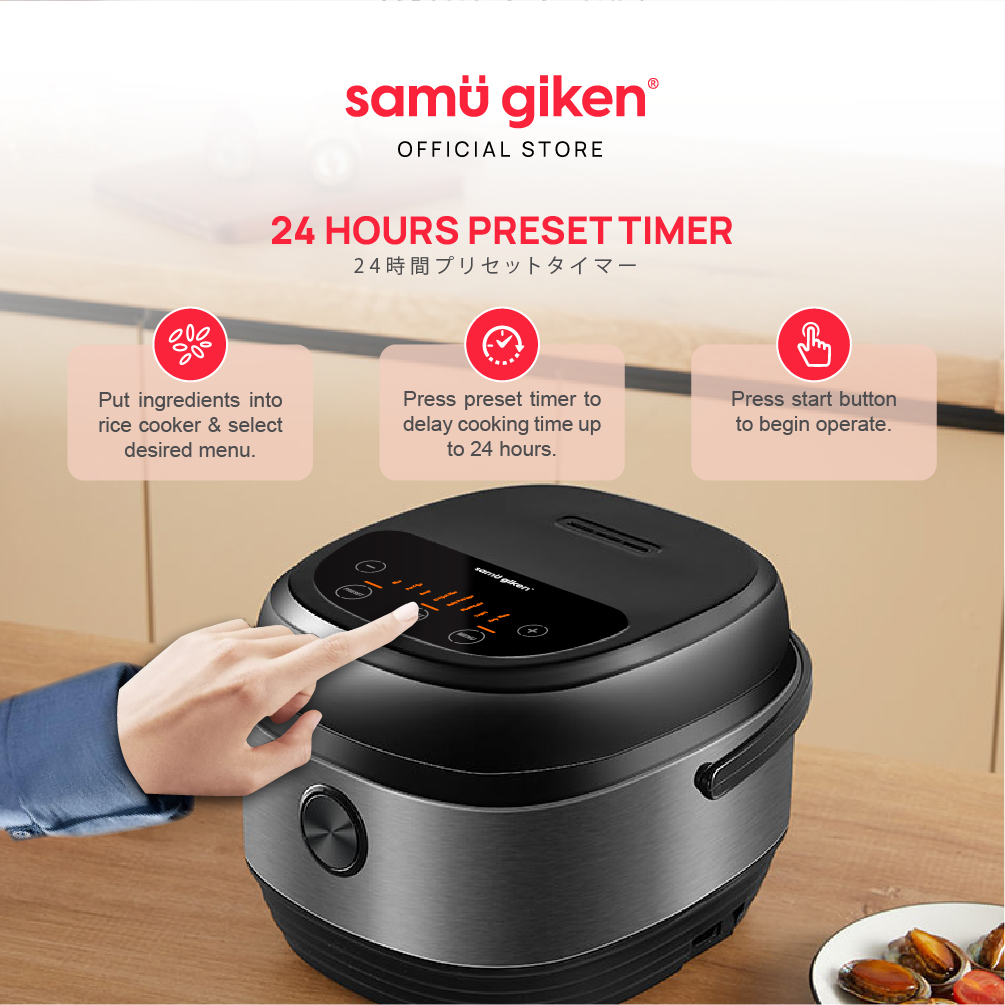 Samu GiKen Digital Rice Cooker (1.2 Litre), Model: RC30 | Shopee Malaysia