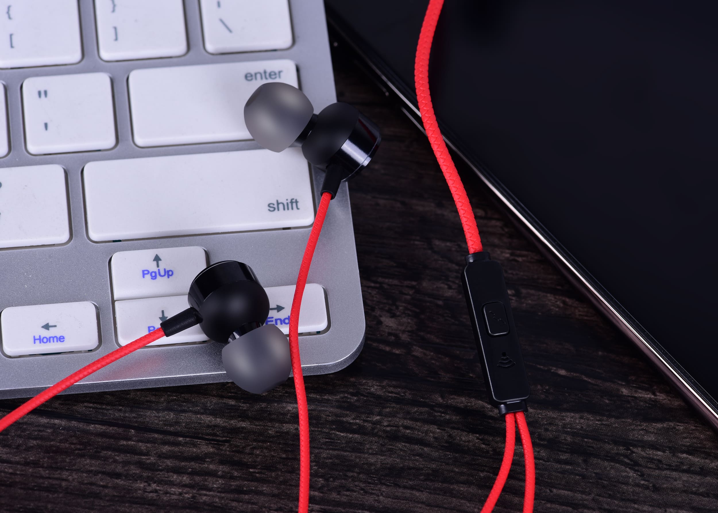 Rapoo EP28 In-Ear Headphone 3.5mm Audio Wired Earphone Built-in ...