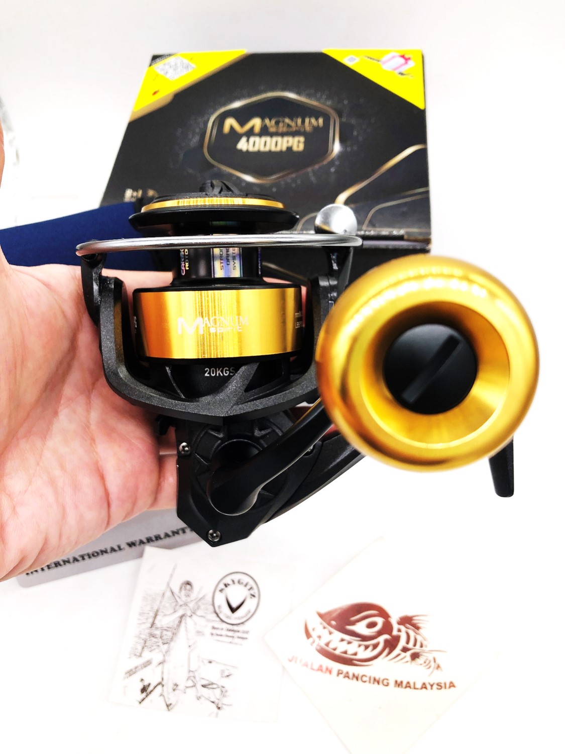G-TECH MAGNUM SPIRIT SPINNING FISHING REEL ,1 YeaR WARRANTY | Shopee ...