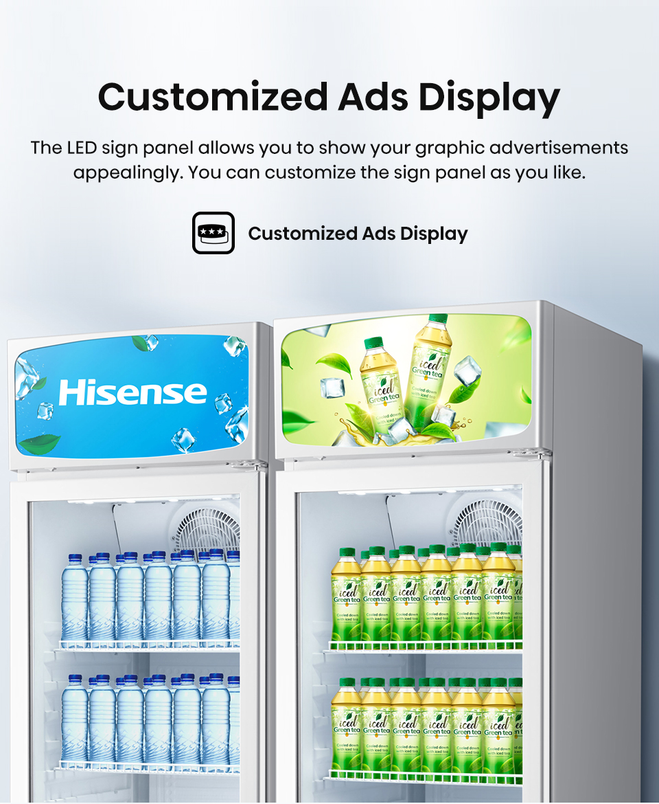 Hisense / MIDEA (187L / 211L / 310L) Showcase Display Chiller ...