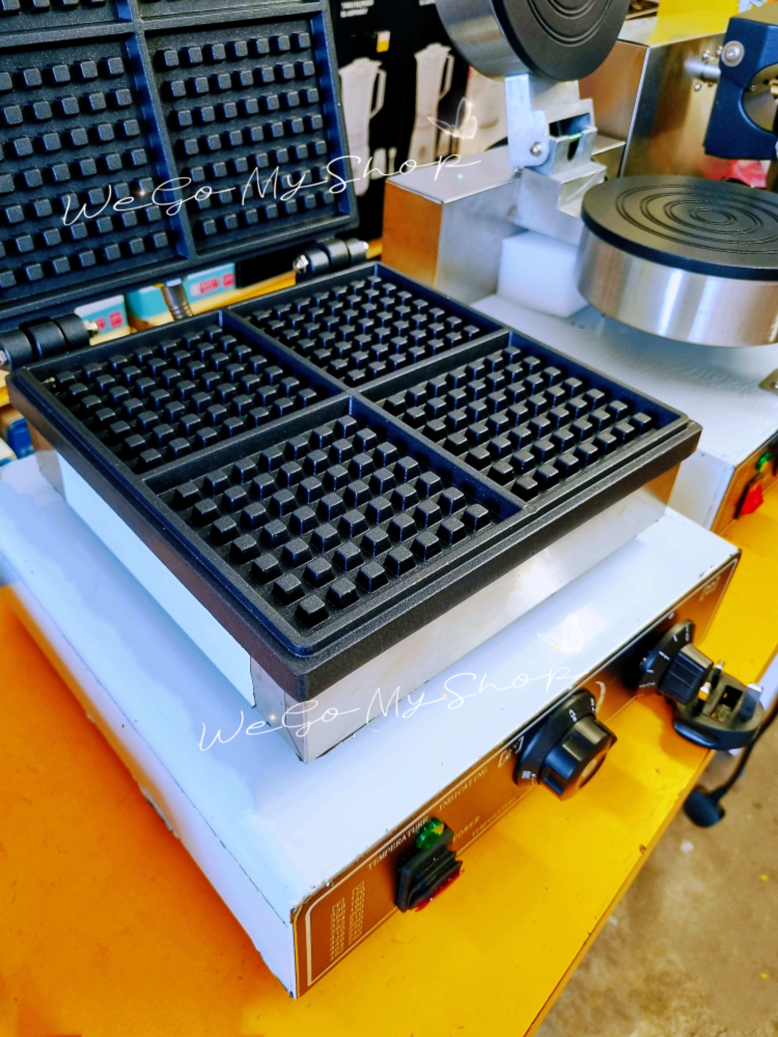 Ready Stock Special Design Electric Square Waffle Machine Dessert Maker ...