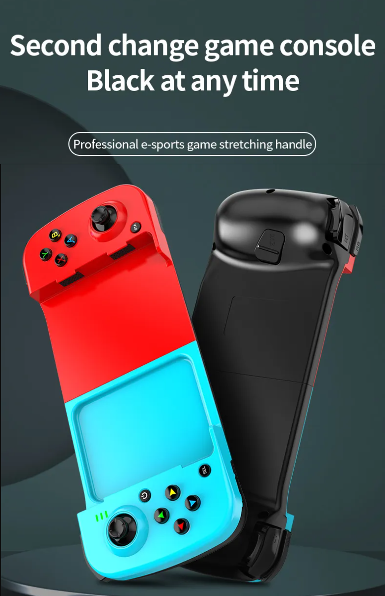 D3 Wireless Bluetooth 5.0 Game Controller Telescopic Gamepad Joystick for Android IOS PS4 NS ...