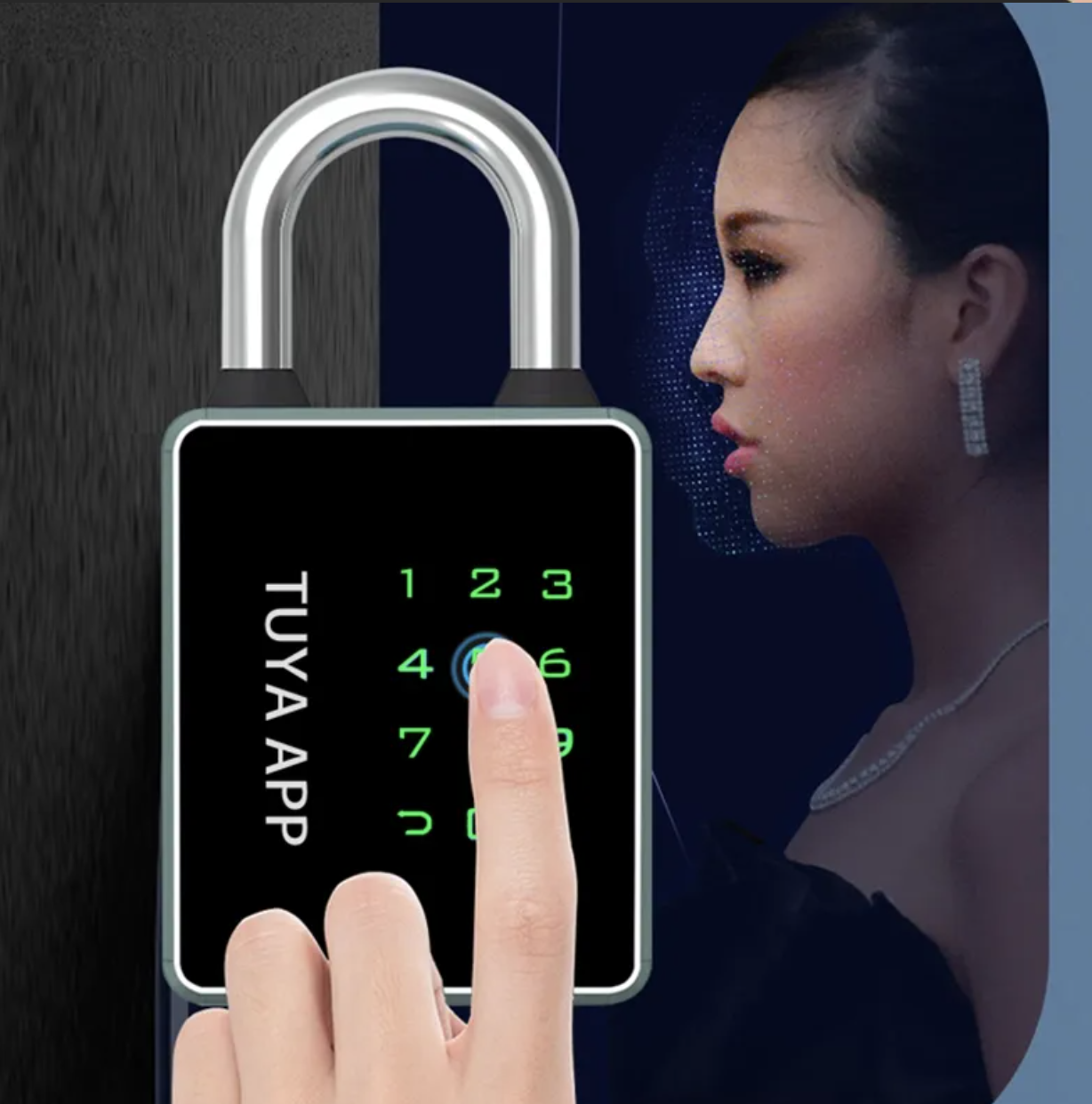 Fast Unlock Smart Life Biometric Thumbprint Fingerprint Key Padlock for ...